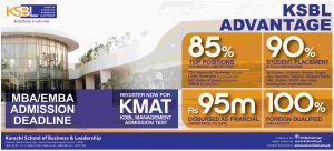KSBL Admission 2025 Karachi School of Business and leadership