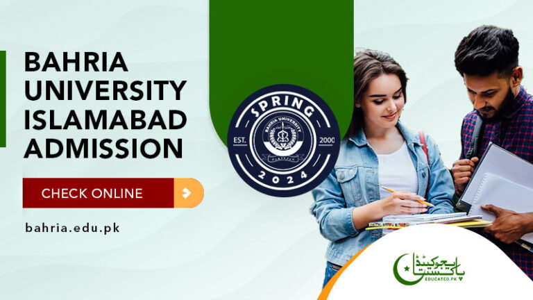 Bahria University Islamabad Admission 2025 Last Date To Apply