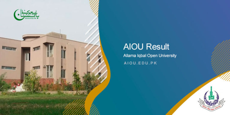 AIOU Result 2025 By Roll Number Matric, BA, FA, MA Spring - FAll