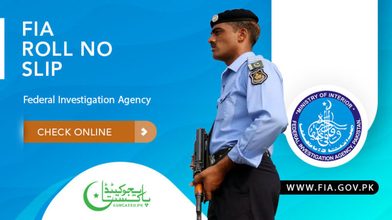 FIA Written Test Roll Number Slip 2023 Test Date FIA Written Test Roll Number Slip 2023 Test Date