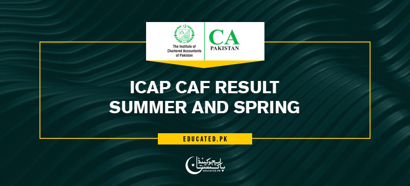 ICAP Result 2023 Summer and Spring @icap.org.pk