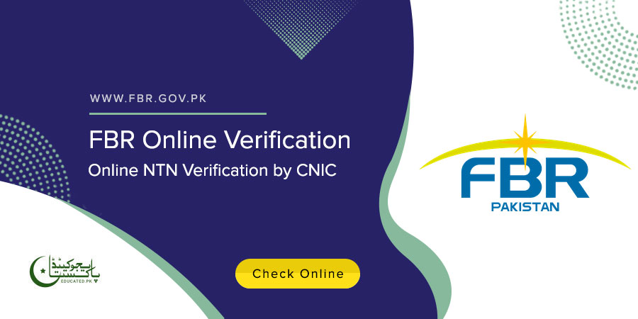 FBR Online Verification 2023
