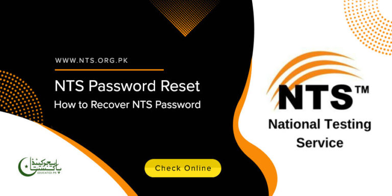 NTS Password Reset 2023 NTS Login Portal