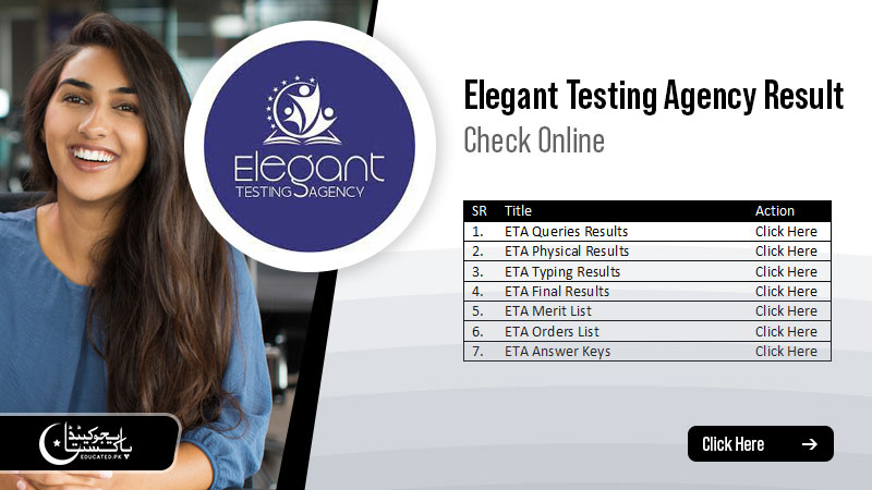 Elegant Testing Agency Result 2025 Merit List Elegant Testing Agency Result 2025 Merit List