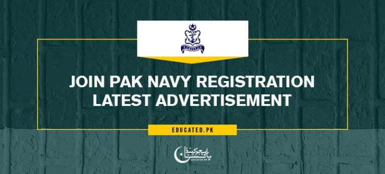 Pak Navy Online Registration 2025 at www.joinpaknavy.gov.pk