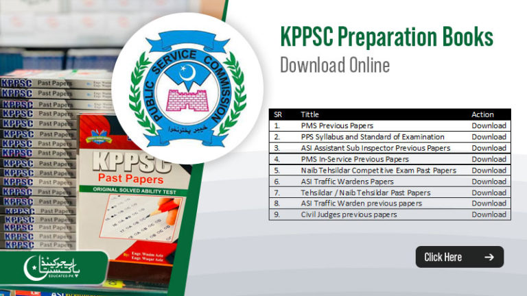 KPPSC Preparation Books Pdf 2025 Download Past Papers