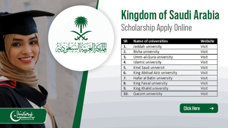 Kingdom of Saudi Arabia Scholarship 2025 Apply Online