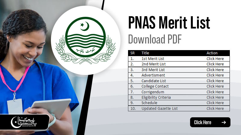 PNAS Merit List 2023 Download pnas.phf.gop.pk