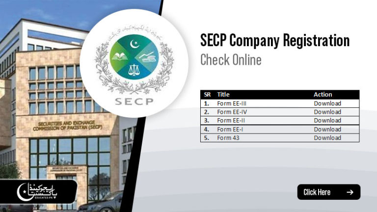 SECP Company Registration 2024 Check by CNIC