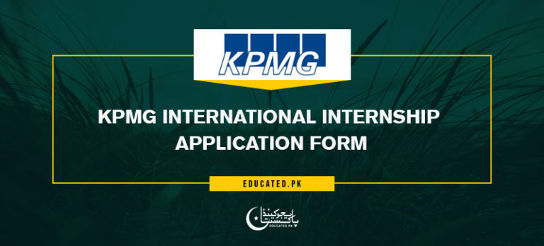 KPMG Internship Program 2023 Apply Online