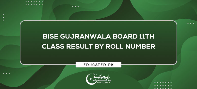 Gujranwala Board 1st Year Result 2024 GRW FA Fsc Result