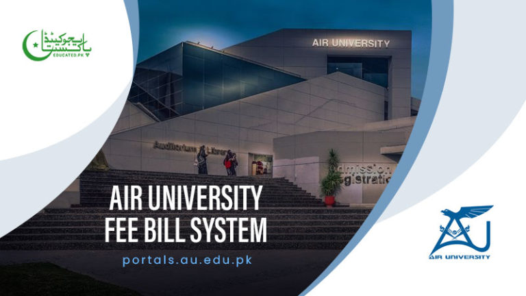 Air University Fee Bill System 2024 Check Online