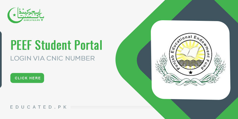 PEEF Student Portal Login