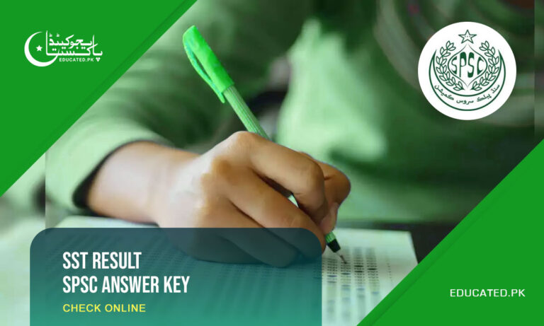 SPSC SST Result 2025 Merit List Download PDF