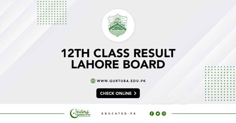 BISE Lahore Board 12th Class Result 2025 Check by Roll No.