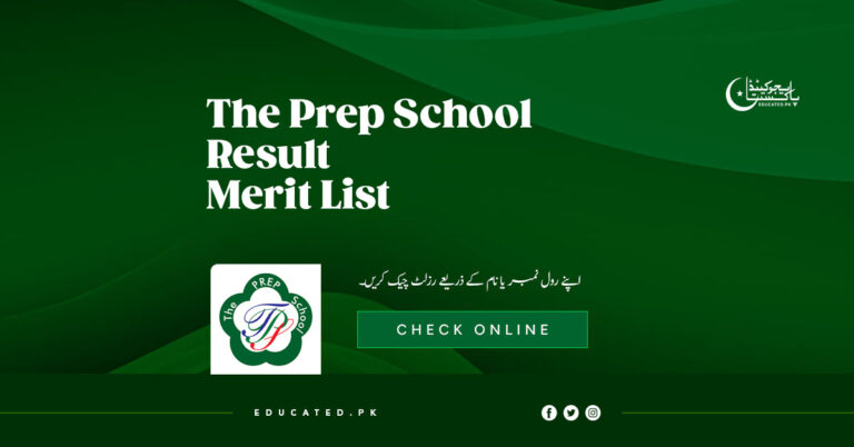 The Prep School Result 2025 Merit List | Check Online